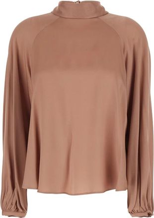 Semicouture Femme, Blouses et Chemises, Beige, Taille: 38 FR Blouses & Chemises