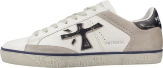 Premiata Homme, Chaussures, Blanc, Taille: 42 EU Baskets Sportives pour un Mode de Vie Actif