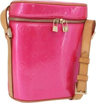 Louis Vuitton Sac bandouli&egrave;re vintage en cuir verni Pre-owned - Femme - Pre-owned - Rose - Taille: ONE Size