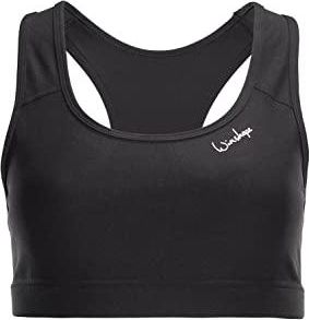 Winshape Soutien-Gorge de Sport Fonctionnel pour Femme Sb102c avec Coussinets Amovibles, Noir