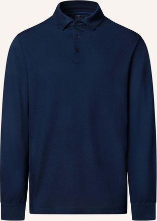 Hackett Poloshirt Ttvl Pique Polo Ls blau