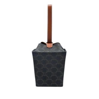 Celine Pre-owned Sac seau en toile - Femme - Pre-owned - Brun - Taille: ONE Size