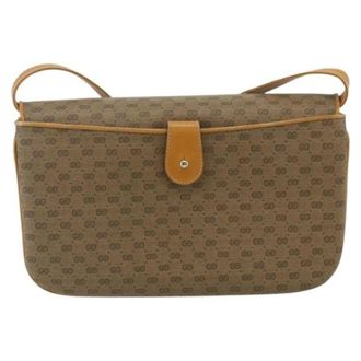 Gucci Pre-owned Leder Vintage Umh&auml;ngetasche - - Pre-owned - Damen - Beige - ONE SIZE