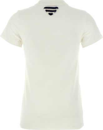 Prada Womens White Cotton T-Shirt