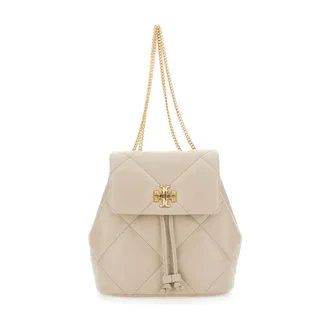 Tory Burch Mini Kira Diamond Quilt Rucksack - - Bags - Damen - Beige - ONE SIZE
