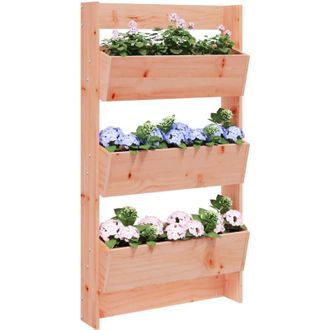 vidaXL Vidaxl - Jardini&egrave;re murale 3 niveaux 60x18,5x110 cm bois douglas massif
