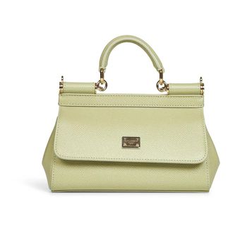 Dolce & Gabbana Femme, Sacs, Vert, Taille: ONE Size Sicily Small Handbag