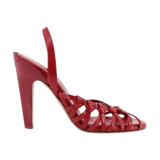 Chlo&eacute; Femme, Chaussures, Rouge, Taille: 38 1/2 EU Sandales &agrave; talons hauts