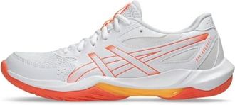 Asics Chaussures de volleyball Gel-Rocket 12 pour femme, Blanc/corail vif, 39.5 EU