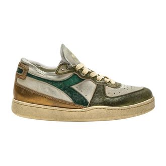 Diadora Homme, Chaussures, Multicolore, Taille: 38 EU MI Basket Row Cut Metal Pigskin Used WN