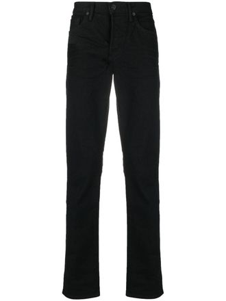 Tom Ford jean slim à taille mi-haute - Noir