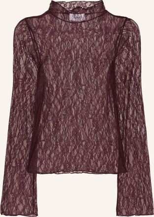 Comma Comma Longsleeve Aus Spitze lila