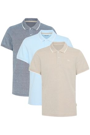 Blend Poloshirt BLEND Poloshirt BHpolo 3 Pack, Herren, Gr. M, blau (marineblauscashmerecrockery), Obermaterial: 100% Baumwolle CO., Shirts, Topseller