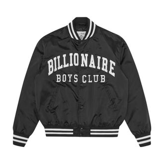 Billionaire Boys Club Homme, Vestes, Noir, Taille: XL Bomber en Satin