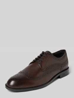 HUGO BOSS Schn&uuml;rschuhe aus echtem Leder Modell Tayil_Derb