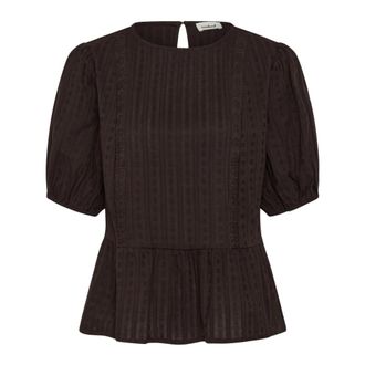 Soaked In Luxury SLSilja Bluse - - Blouses & Shirts - Damen - Braun - S