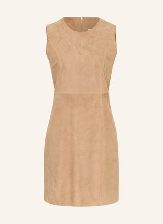 Mrs & Hugs Mrs & Hugs Lederkleid beige