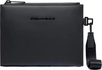 Piquadro Homme, Sacs, Noir, Taille: ONE Size Corner 2.0 Wristlet