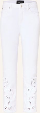 Monari Monari 7/8-Hose Mit Stickereien weiss
