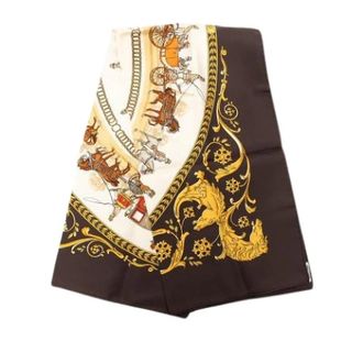 Herm&egrave;s Pre-owned La Promenade de Longchamps Scarf - - Pre-owned - Damen - Braun - ONE SIZE