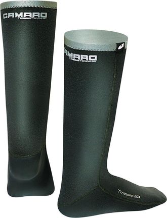Camaro Neoprensocken Titanium Thermo Longsocks, Schwarz, 39/40