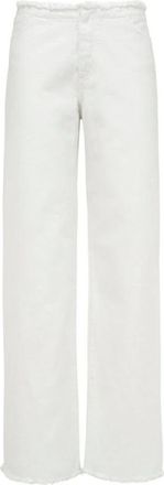 MVP Wardrobe Femme, Jeans, Blanc, Taille: 34 FR Jean Droit