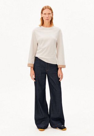 Armedangels Longsleeve UN-WASTED Longsleeve aus recyceltem Baumwoll Mix Slim Fit