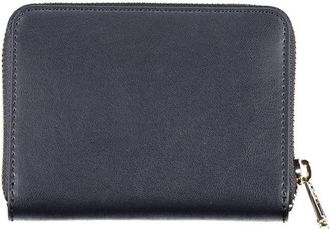 Tommy Hilfiger Logo-Embossed Leather Wallet - Navy