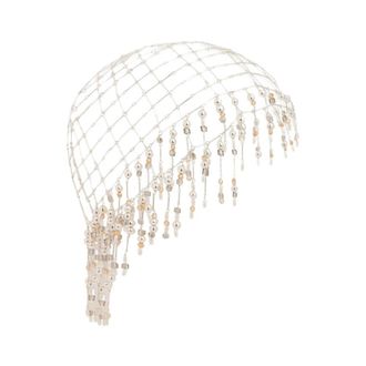 Paco Rabanne Perlenverzierte M&uuml;tze - - Accessories - Damen - Grau - ONE SIZE