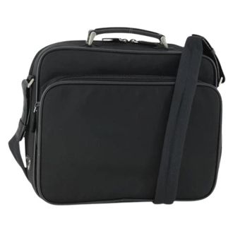 Prada Pre-owned Vintage Nylon Schultertasche - - Pre-owned - Damen - Schwarzk - ONE SIZE