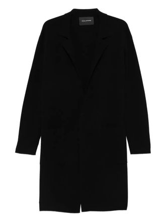 Tagliatore manteau &agrave; simple boutonnage - Noir