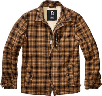 Brandit Veste Sherpa classique pour homme, Camel-Black, 4XL