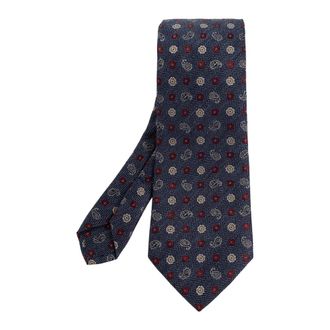Etro Seiden- und Leinen-Jacquard-Krawatte - - Accessories - Herren - Blau - ONE SIZE