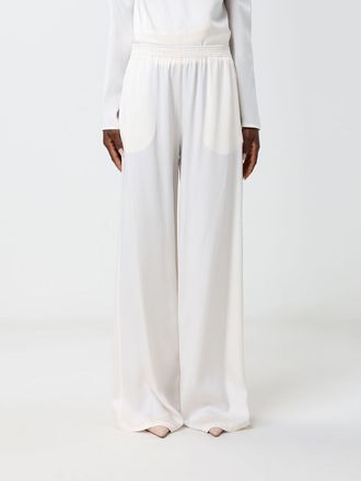 Fabiana Filippi Palazzo-Hose mit hohem Bund, weitem Bein und elastischem Bund