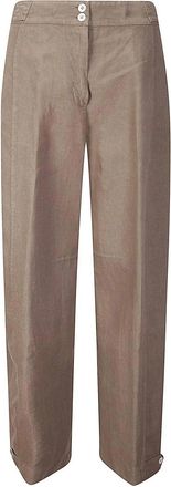 Msgm M. S.G. M. Pantalons D&eacute;contract&eacute;s - Marron