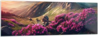 Arttor Panorama Bilder auf Glas 160x50cm Glasbild Landschaft Natur Berge Groß XXL Wanddeko Bild im Glas Schlafzimmer Küche Wandbilder Dekoration Wohnzimmer M