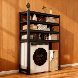 Generic Organisationsregale for den Waschraum: Waschmaschinenregal & Regal &uuml;ber der Waschmaschine, ideal for kompakte Wasch-/Hauswirtschaftsr&auml;ume.(L70W40,4-Ti