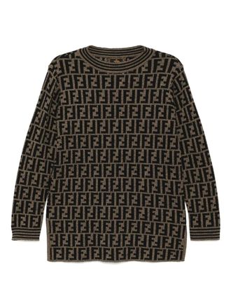 Fendi haut monogrammé (années 1990-2000) - Noir