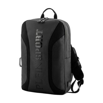 Plein Sport Femme, Sacs, Noir, Taille: ONE Size Sac à dos noir Super Héros avec support pour smartphone