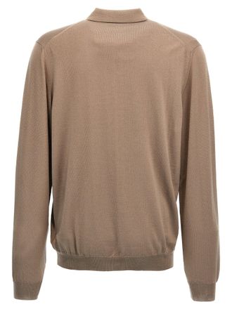 Zanone Flexwool Polo Shirt - Beige