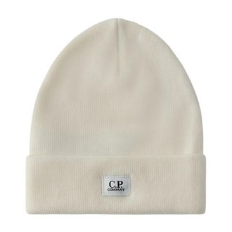 C.P. Company Extrafine Merino Woll M&uuml;tze - - Accessories - Herren - Wei&szlig; - ONE SIZE