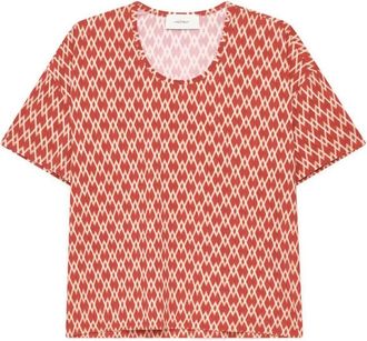 Maliparmi Maliparmi, Femme, Tops, Rouge, Taille: 36 FR Diamond Glow T-Shirt
