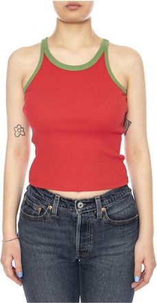 Thinking Mu Femme, Tops, Rouge, Taille: 42 FR Canotta