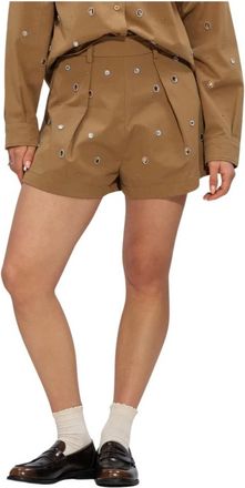 Silvian Heach Femme, Shorts, Brun, Taille: 38 FR Shorts Mangir