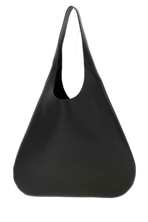 Carven Leather Shoulder Bag - Black