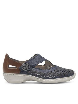 Rieker Halbschuhe 413G4-14 Dunkelblau