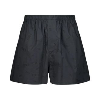 Balenciaga Cotton Pyjama Shorts - - Shorts - Herren - Grau - M