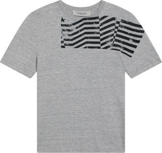 Golden Goose Femme, Tops, Gris, Taille: 38 FR T-Chemises