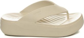 Crocs Getaway Platform Flip - - Shoes - Damen - Beige - 40 EU