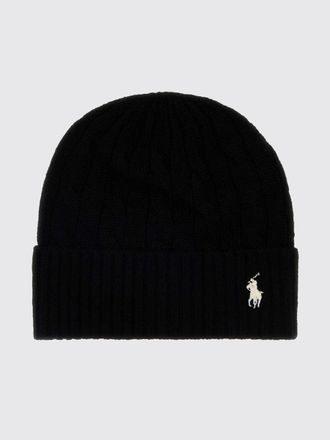 Polo Ralph Lauren Bonnet en laine et cachemire avec logo brod&eacute;